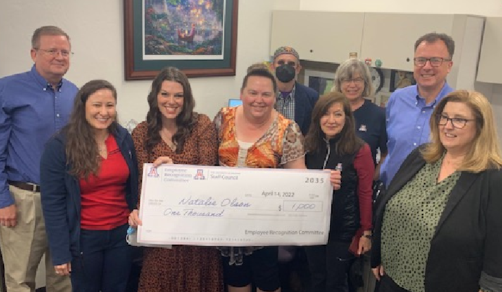 Natalie Olson Named a 2022 UA Award for Excellence Winner! | Employee ...